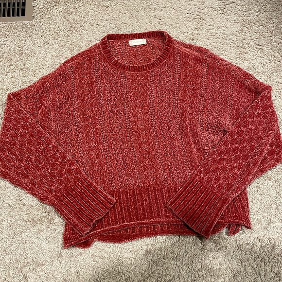 Altar'd State | Sweaters | Burnt Red Color Cozy Sweater It Is Slightly ...
